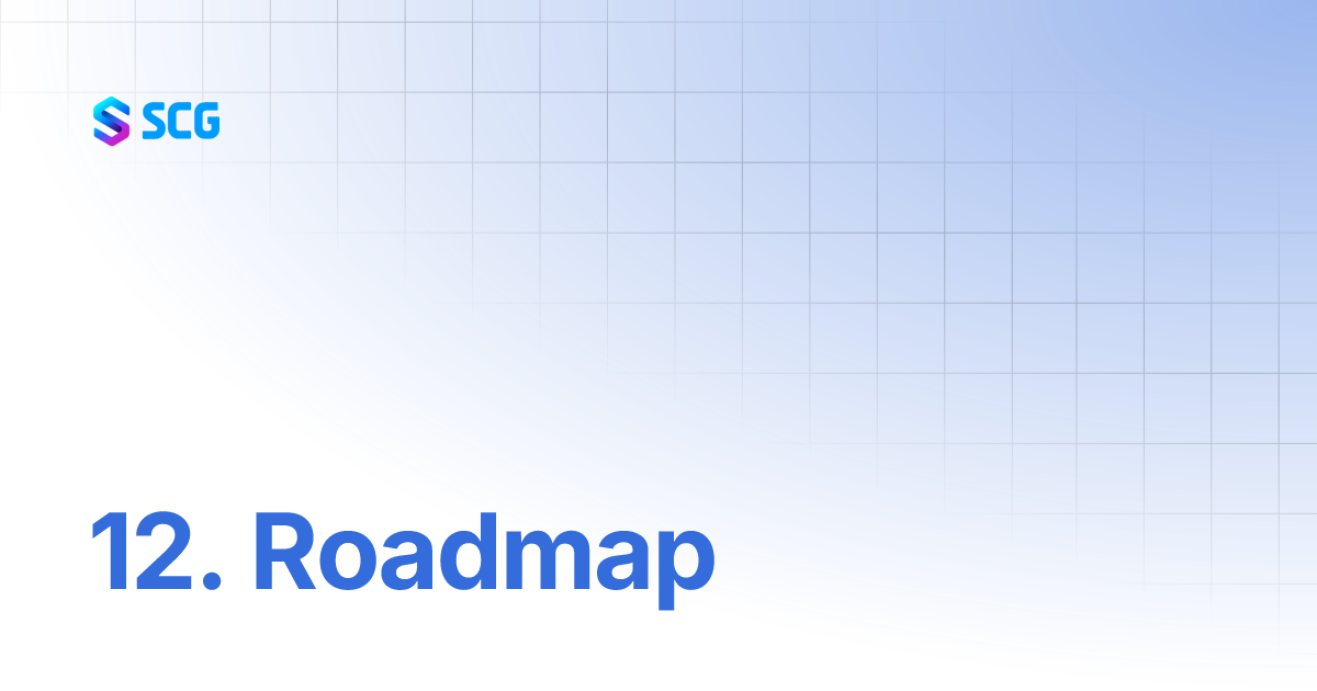 12. Roadmap | SCG White Paper